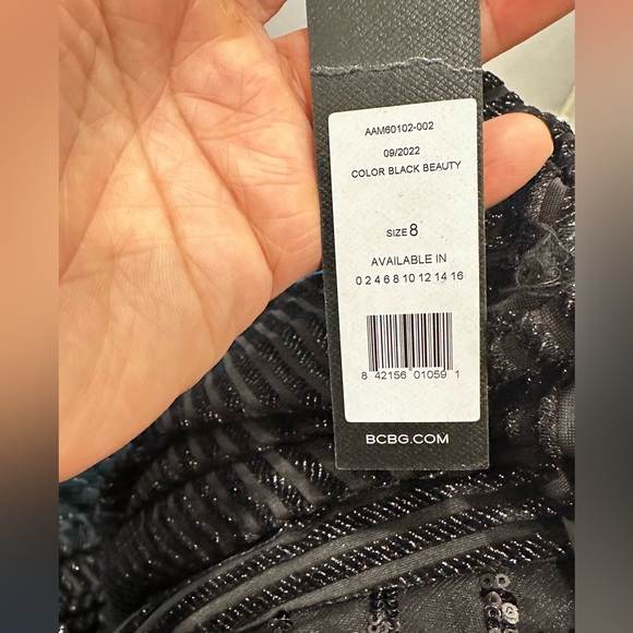 BCBGMaxAzria | Dresses | Nwt Bcbgmaxazria Coletta Sparkle Evening Gown | Poshmark